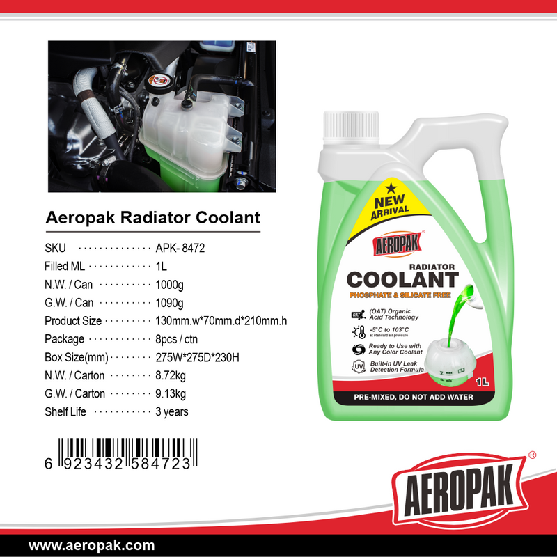 Aeropak Radiator Coolant - Green
